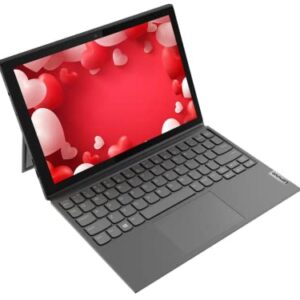 Lenovo Ideapad Duet 3i 2 in 1 Tablet, 10.3 inch Touchscreen Display, Intel Celeron N4020, Windows 11 in S Mode, 4GB RAM, 64GB eMMC+64GB Card, Type-C, Detachable Keyboard Included, PCM Stylus Pen