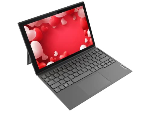 Lenovo Ideapad Duet 3i 2 in 1 Tablet, 10.3 inch Touchscreen Display, Intel Celeron N4020, Windows 11 in S Mode, 4GB RAM, 64GB eMMC+64GB Card, Type-C, Detachable Keyboard Included, PCM Stylus Pen