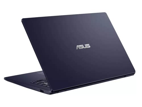 ASUS 2022 14" FHD Laptop, Intel Celeron N4020 Processor, 4GB RAM, 64GB eMMC Flash Memory, Intel HD Graphics 600, HD Webcam, Backlit Keyboard, Black, Windows 11S, 32GB SnowBell USB Card