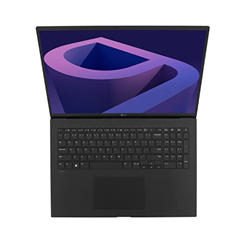 LG gram (2022) 17Z90Q Ultra Lightweight Laptop, 17" (2560 x 1600) IPS Display, Intel Evo 12th Gen i7 1260P Processor, 32GB LPDDR5, 2TB NVMe SSD, FHD Webcam, WiFi 6E, Thunderbolt 4, Windows 11, Black