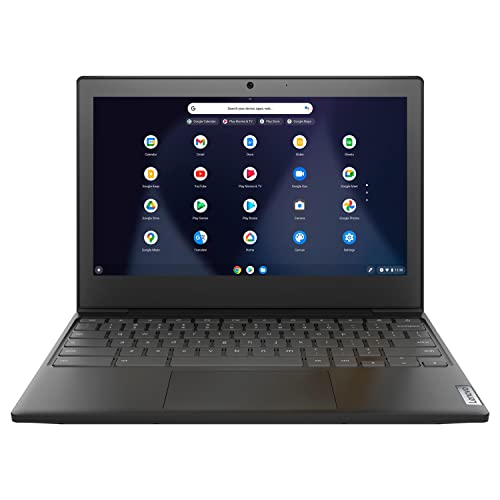 Lenovo Ideapad 3 Chromebook 11.6 inch HD Laptop, Intel Celeron N4020 Dual-Core Processor, 4GB RAM, 64GB eMMC, Wi-Fi 5, Bluetooth, Webcam, Chrome OS, Bundle with JAWFOAL