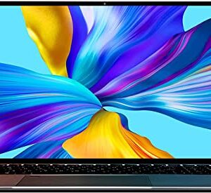 VGKE F15 Windows 11 Laptop with Fingerprint Reader, 15.6" Full HD 1920*1080 IPS, Intel Celeron N5100 Processor Quad-Core, 12GB RAM LPDDR4, 256GB SSD, Full Size Backlit Keyboard