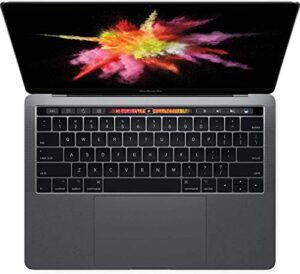 apple macbook pro mpxv2ll/a, 13.3″ retina display, touch bar, 3.5ghz intel core i7, 16gb ram, 512gb ssd, space gray (renewed)