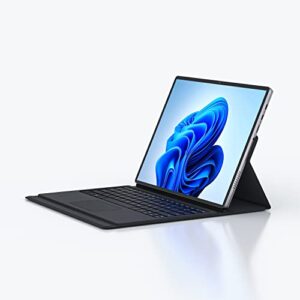 ANPCOWER 2 in 1 Laptop Computer, Intel Celeron J4105 12GB RAM, 256GB eMMC Storage, 12.3" HD Touch Screen with Detachable Keyboard and Tablet Pen for Business and Study, Wi-Fi, Bluetooth, Webcam