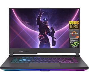 asus rog strix g15 gaming laptop 2023 newest, 15.6″ fhd 144hz display, amd ryzen 7 4800h, geforce rtx 3060, 16gb ram, 1tb ssd, wi-fi 6, backlit chiclet keyboard, windows 11 home, bundle with jawfoal