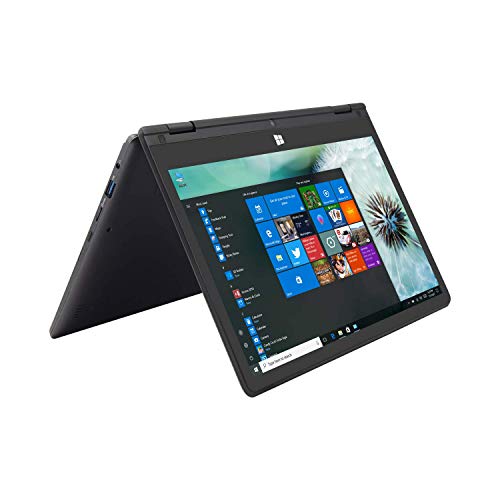 IVIEW Maximus 4G LTE 4G/64G Ultra-Slim 11.6" 360° Convertible Laptop with Fingerprint Recognition, Touch Screen, AT&T, T-Mobile 4G LTE Compatible, add SIM Card and use Anywhere.