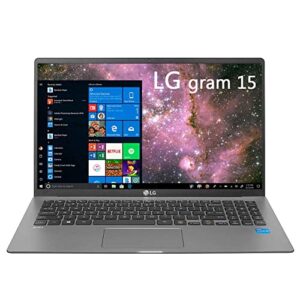 lg gram 15 business laptop, 15.6″ ips fhd display, i5-1135g7 4.2ghz (>i7-1065g7), iris xe graphics, 21hr long battery life, wi-fi6, fingerprint, backlit kb, thunderbolt 3, win11 (16gb ram | 1tb ssd)