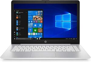 hp 14-ds0061cl stream 14″ hd a4-9120e 1.5ghz 4gb ram 32gb emmc win 10 home s white (renewed)