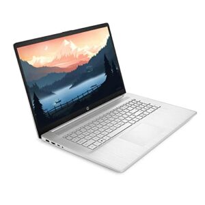 HP 2022 Newest 17z Laptop, 17.3" HD+ Touchscreen, AMD Ryzen 5 5625U, 32GB DDR4 RAM, 1TB PCIe SSD + 2TB HDD, Webcam, Fingerprint Reader, HDMI, Wi-Fi 6, Windows 11 Home, Silver