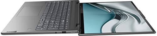 Lenovo Yoga 7i 16'' 2.5K Touchscreen 2-in-1 Laptop, 12th Intel Evo Platform 12-Core i5-1240P, 8GB LPDDR5 RAM, 512GB SSD, Iris Xe Graphics, Backlit KB, FP, Win11 H, W/ Stylus Pen Storm Grey