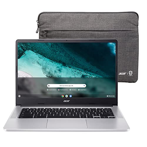 Acer Chromebook 314 Laptop- | Intel Celeron N5100 | 14' Full HD IPS | Intel UHD Graphics | 8GB LPDDR4X | 64GB eMMC | Wi-Fi 6 | DTS Audio | Protective| Chrome OS | CB314-3H-C41F