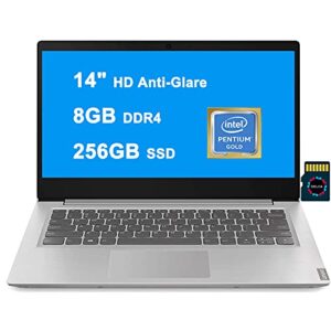 lenovo ideapad s145 14 laptop computer i 14″ hd anti-glare display i intel pentium gold 5405u i 8gb ddr4 256gb ssd i dolby audio webcam hdmi win 10 + 32gb microsd card