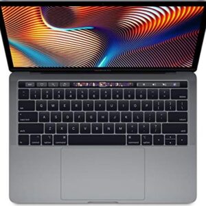 Mid 2019 Apple MacBook Pro Touch Bar with 2.8GHz Intel Core i7 (13 inch, 16GB RAM, 256GB SSD) Space Gray (Renewed)