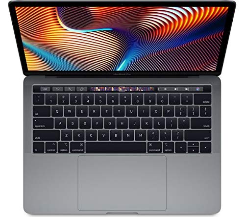 Mid 2019 Apple MacBook Pro Touch Bar with 2.8GHz Intel Core i7 (13 inch, 16GB RAM, 256GB SSD) Space Gray (Renewed)