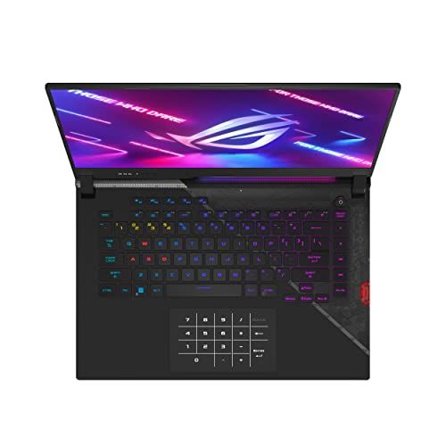 ASUS ROG Strix Scar 15 (2022) Gaming Laptop, 15.6” 240Hz IPS QHD Display, NVIDIA GeForce RTX 3080 Ti, Intel Core i9 12900H, 32GB DDR5, 1TB SSD, Per-Key RGB Keyboard, Windows 11 Pro, G533ZX-XS96