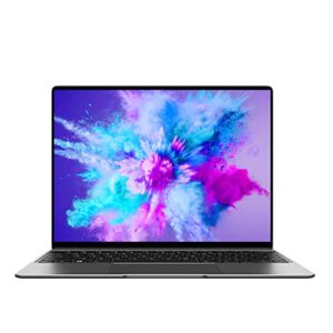 windows 10 laptop computers, chuwi gemibook 13 inch thin & light laptop 8g ram 256gb ssd with celeron j4125 processor, 2160×1440 2k ips display notebook, pd fast charge, backlit keyboard, full metal