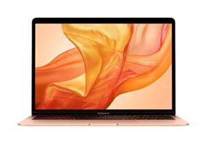 late-2018 apple macbook air with core i5 (13-inch, 8gb ram, 256gb) (qwerty english) gold (renewed)