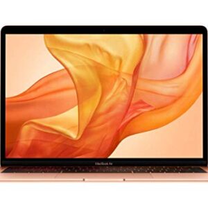 Late-2018 Apple MacBook Air with Core i5 (13-inch, 8GB RAM, 256GB) (QWERTY English) Gold (Renewed)