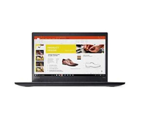 lenovo thinkpad t470s 14 inch fhd (1920×1080) ips backlit led business laptop (intel dual-core i5-6300u, 8gb ddr4 ram, 256gb ssd, hd 520) thunderbolt 3, hdmi, rj-45, type-c, windows 10 professional