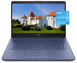 hp newest stream 14″ hd laptop, intel celeron quad-core processor, 8gb ddr4 ram, 64gb emmc, 1 year office 365, wifi, bluetooth, hdmi, rj-45, webcam, usb type-a&c, w/gm accessories