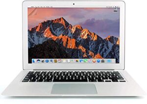 apple macbook air mjve2ll/a early 2015 13.3in – intel core i5 1.6ghz, 4gb ram, 128gb ssd – silver (renewed)