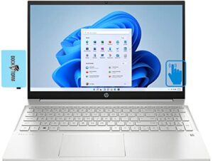 hp pavilion 15t-eg200 fhd touchscreen laptop (intel i7-1255u 10-core, 32gb ram, 2tb pcie ssd, intel iris xe, 15.6″ 60hz (1920×1080), fp reader, backlit kyb, wifi 6, bt 5.2, win11p) w/dockztorm hub