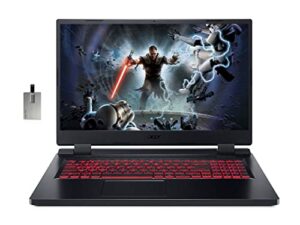 acer 2022 nitro 5 17.3″ fhd 144hz fhd ips gaming laptop, intel core i5-12500h processor, 64gb ram, 2tb pcie ssd, backlit keyboard, nvidia geforce rtx 3050 graphics, windows 11, black, 32gb usb card