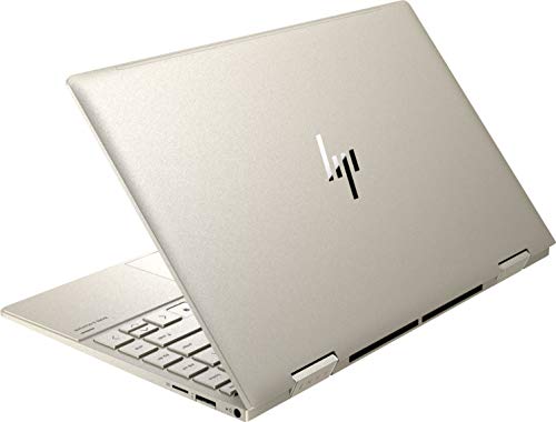 HP Flagship Envy x360 13 2-in-1 Laptop 13.3" FHD OLED Touchscreen 11th Gen Intel 4-Core i7-1165G7 8GB RAM 512GB SSD Intel Iris Xe Graphic Backlit Fingerprint Thunderbolt Win10Pro Pale Gold + Pen