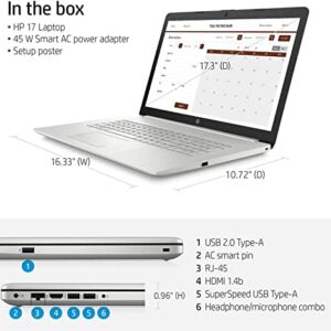 HP Pavilion 17.3-inch IPS FHD Laptop (2022 Model), Intel Core i5-1135G7 (Beats i7-1065G7), Intel Iris Xe Graphics, 32GB RAM, 2TB PCIe SSD, Backlit Keyboard, Long Battery Life, Webcam, Windows 11