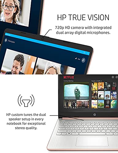 2022 HP Pavilion Laptop, 14-inch HD Touchscreen, AMD 3000 Series Processor, Long Battery Life, Webcam, HDMI, Windows 10 + One Year of Office365 (14, 8GB RAM | 192GB Storage, Rose Gold)