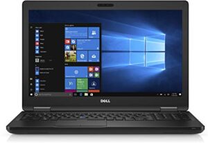 dell latitude e5580 15.6in laptop, core i7-7820hq 2.9ghz, 16gb ram, 256gb ssd, webcam, windows 10 pro 64bit (renewed)