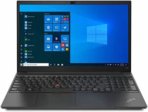 lenovo thinkpad e15 g2 15.6″ touchscreen notebook, intel core i7-1165g7, 16gb ram, 512gb ssd, full hd 1920 x 1080, intel iris xe graphics, windows 10 pro, glossy black (20tds06700)