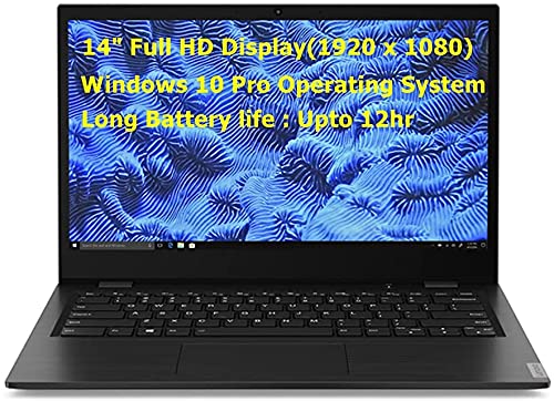 Lenovo Ideapad Thin and Light Laptop, 14.0" FHD (1920 x 1080) Display, AMD A6-9220C, 4GB, 64GB eMMC, Windows 10 Pro, HD Webcam, USB-C, HDMI, Wi-Fi, Bluetooth, w/ Accessories (Windows 10 Pro)