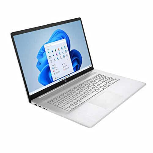 HP 17-cp0000 17-cp0035cl 17.3" Touchscreen Notebook, AMD Ryzen 5500U, Windows 11 Home, 12GB RAM, 1 TB HDD, Natural Silver (50U26UAR#ABA) (Renewed)