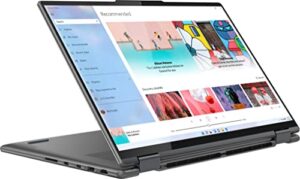 Lenovo Yoga 7i 16 inch 2.5K Touchscreen (2560 x 1600) 2-in-1 Convertible Laptop Computer, Intel Evo Platform, Core i5-1240P, 8GB Memory, 256GB SSD, Backlit Keyboard, Storm Grey