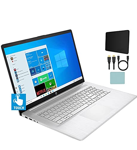 HP 17.3" Diagonal HD+ Touchscreen Display, AMD Ryzen 3 3250u, 16GB DDR4, 1TB SSD, AMD Radeon Graphics, HD Webcam, WiFi 6, HDMI, Bluetooth, 1-Year 365 Office, W10 Home, Mazepoly Accessories