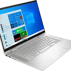 HP Envy X360 15 2-in-1 Business Laptop 15.6" FHD IPS Touchscreen 11th Gen Intel Quad-Core i5-1135G7 (Beats i7-1065G7) 32GB RAM 1TB SSD Backlit Keyboard Fingerprint Win10 Silver + Pen