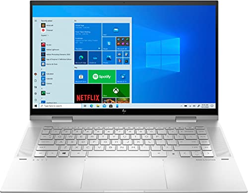 HP Envy X360 15 2-in-1 Business Laptop 15.6" FHD IPS Touchscreen 11th Gen Intel Quad-Core i5-1135G7 (Beats i7-1065G7) 32GB RAM 1TB SSD Backlit Keyboard Fingerprint Win10 Silver + Pen