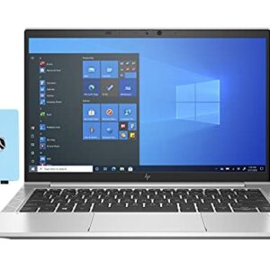 HP EliteBook 840 G7 Home & Business Laptop with High Performance Dockztorm USB Dock (Intel i5-10210U 4-Core, 16GB RAM, 256GB PCIe SSD, Intel UHD 620, 14.0" FHD, FP, WiFi, BT, Webcam, Win 10 Pro)