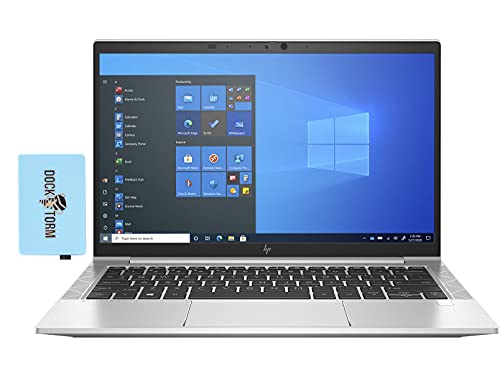 HP EliteBook 840 G7 Home & Business Laptop with High Performance Dockztorm USB Dock (Intel i5-10210U 4-Core, 16GB RAM, 256GB PCIe SSD, Intel UHD 620, 14.0" FHD, FP, WiFi, BT, Webcam, Win 10 Pro)