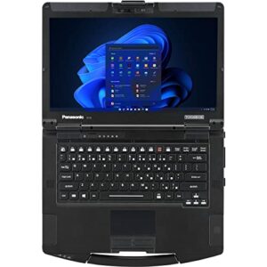 Panasonic Toughbook FZ-55 14” HD LED Laptop Computer – 11th Gen Intel Core i5-1145G7 Quad-Core up to 4.40 GHz Processor, 32GB DDR4 RAM, 2TB PCIe NVMe SSD, Intel Iris Xe Graphics, Windows 11 Pro