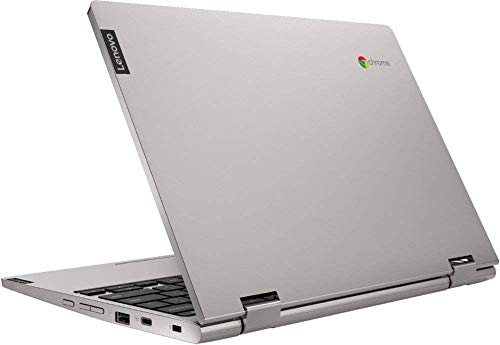 Lenovo Chromebook C340 2-in-1 Convertible Laptop, 11.6" HD Touchscreen, Intel Celeron N4000, 32GB eMMC, 4GB DDR4 RAM, WiFi, USB Type-C, Bluetooth, Webcam, Chrome OS, Platinum Gray