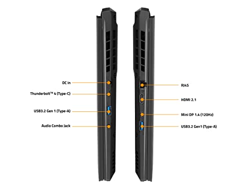 GIGABYTE AORUS 17H: 17.3" Thin Bezel FHD 1920x1080 360Hz Display, NVIDIA GeForce RTX 4080 Laptop GPU 12GB GDDR6, Intel Core i7-13700H, 16GB DDR5 RAM, 1TB SSD, Win11 Home AD (AORUS 17H BXF-74US554SH)