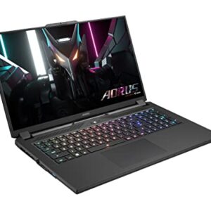 GIGABYTE AORUS 17H: 17.3" Thin Bezel FHD 1920x1080 360Hz Display, NVIDIA GeForce RTX 4080 Laptop GPU 12GB GDDR6, Intel Core i7-13700H, 16GB DDR5 RAM, 1TB SSD, Win11 Home AD (AORUS 17H BXF-74US554SH)