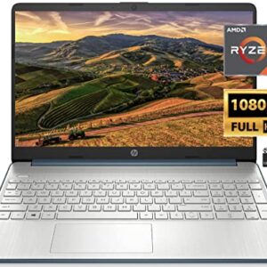 2022 Flagship HP 15.6'' FHD IPS Micro-Edge Laptop, AMD 6-Core Ryzen 5 5500U (Upto 4.0GHz, Beat i7-10710U), 32GB RAM, 1TB PCIe SSD,Radeon Graphics,Wi-Fi, Webcam, Fast Charge, Windows 11 w/ Cables