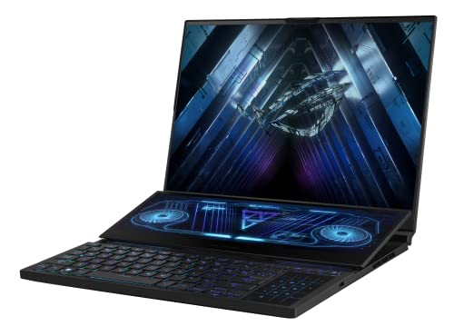 ASUS ROG Zephyrus Duo 16 (2022) Gaming Laptop, 16” Mini LED 240Hz/3ms, QHD 16:10 Display, 100% DCI-P3, NVIDIA GeForce RTX 4090, AMD Ryzen 9 7945HX, 32GB DDR5, 2TB SSD, Windows 11 Pro, GX650PY-XS97