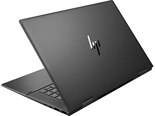 HP 2022 Envy x360 2-in-1 15.6" FHD Touchscreen Laptop, AMD Ryzen 7-5825U (Beats i7-1165g7), 64GB RAM, 2TB PCIe SSD, Backlit Keyboard, AMD Radeon Graphics, Windows 11, Black, 32GB Snowbell USB Card