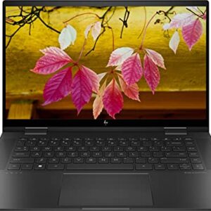 HP 2022 Envy x360 2-in-1 15.6" FHD Touchscreen Laptop, AMD Ryzen 7-5825U (Beats i7-1165g7), 64GB RAM, 2TB PCIe SSD, Backlit Keyboard, AMD Radeon Graphics, Windows 11, Black, 32GB Snowbell USB Card