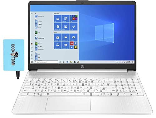 2021 Newest HP 15z-ef100 15.6" HD Laptop w/ WLED Backlit Display (AMD Ryzen 3 3250U 2-Core, 16GB RAM, 256GB PCIe SSD, AMD Radeon, 1366x768, WiFi, Bluetooth, Webcam, W11P) w/Hub