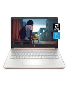 hp – 14-fq0060nr 14 laptop, amd 3020e, 4 gb ram, 64 gb emmc storage, 14-inch hd touchscreen, windows 10 home in s mode, long battery life, microsoft 365, (14-fq0060nr, 2020) pale rose gold